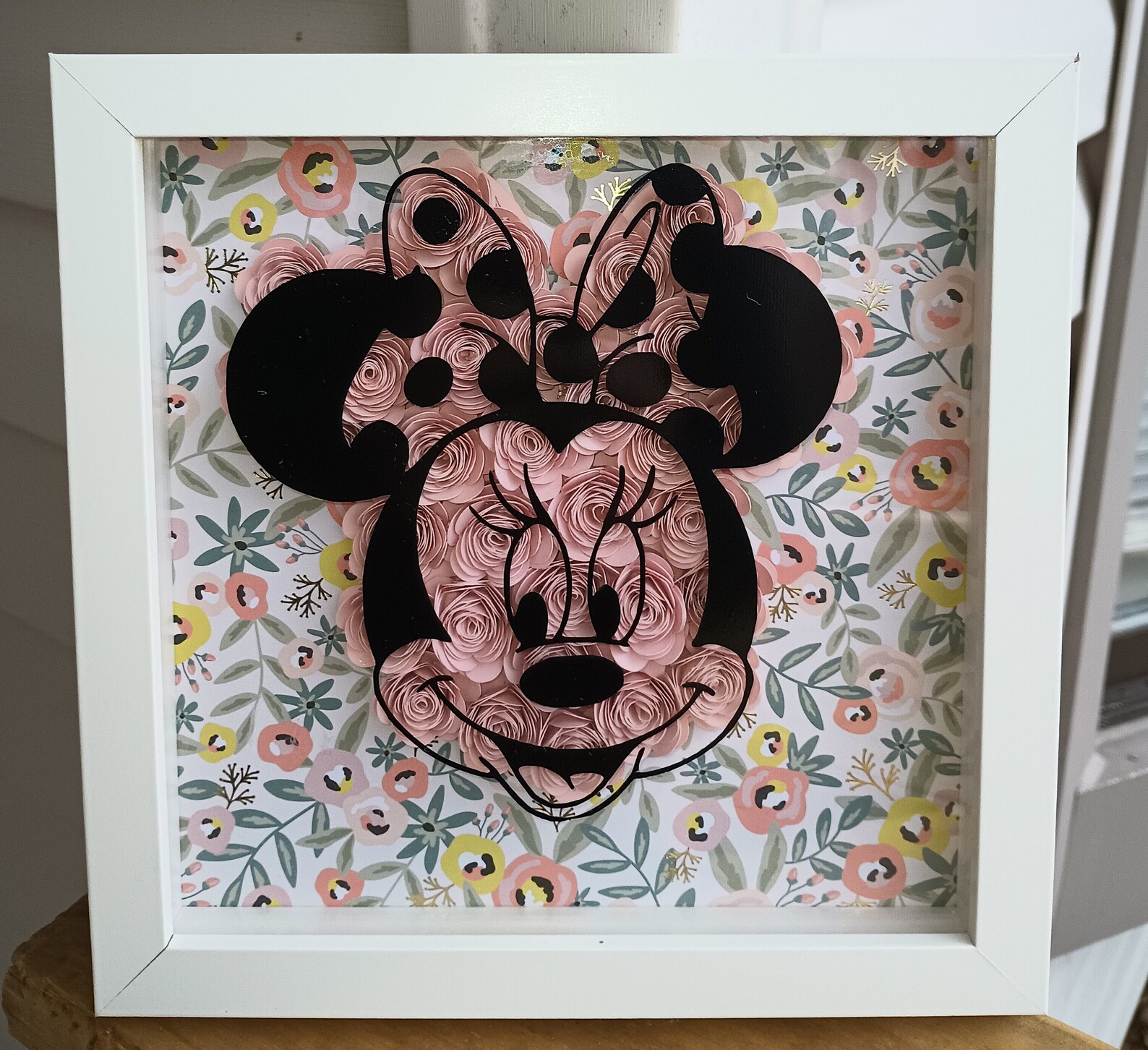 Minnie Mouse Shadow Box Nursery Decor/baby Shower Gift - Etsy