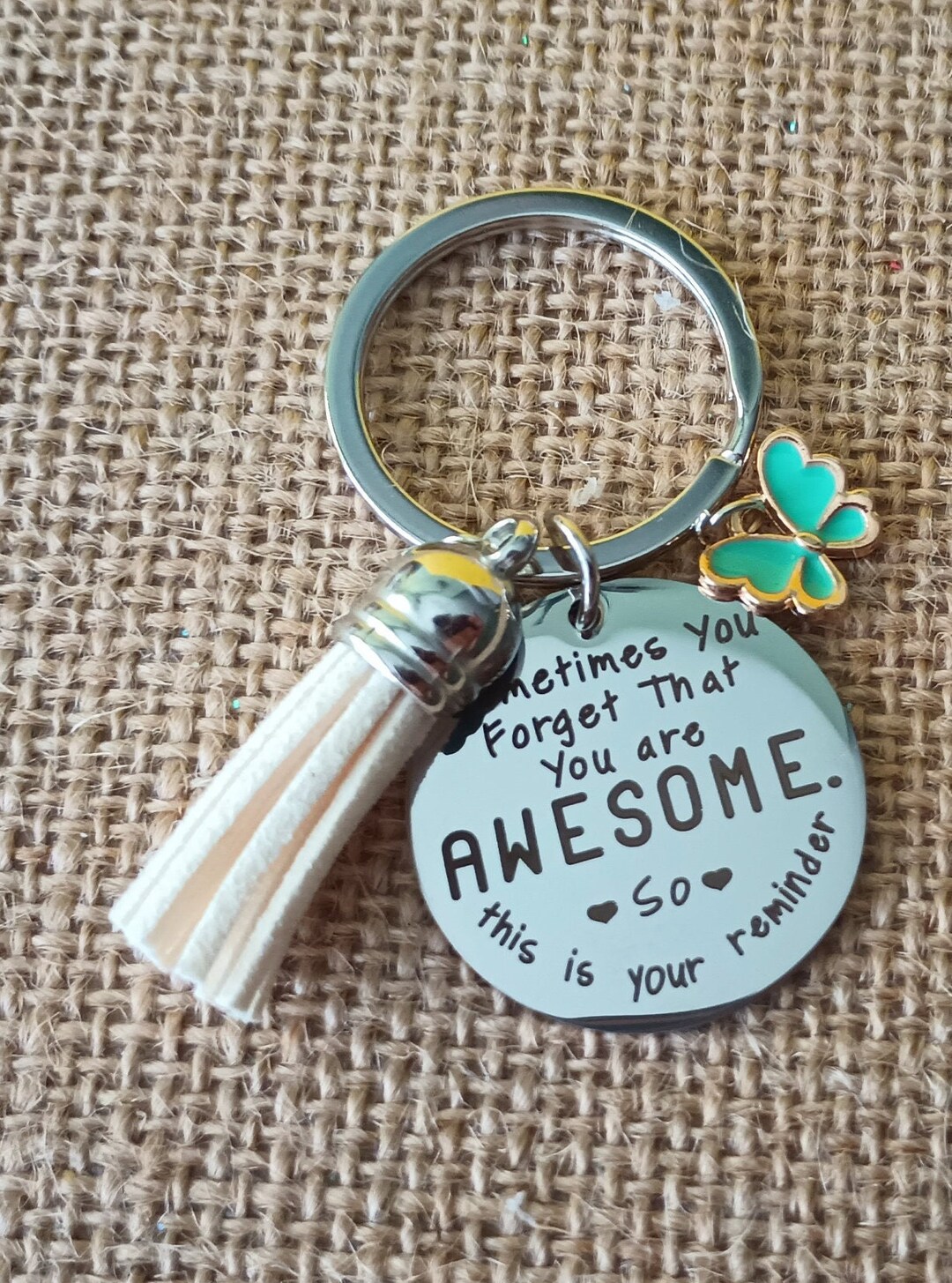 Inspirational Keychain-you Are Awesome - Etsy