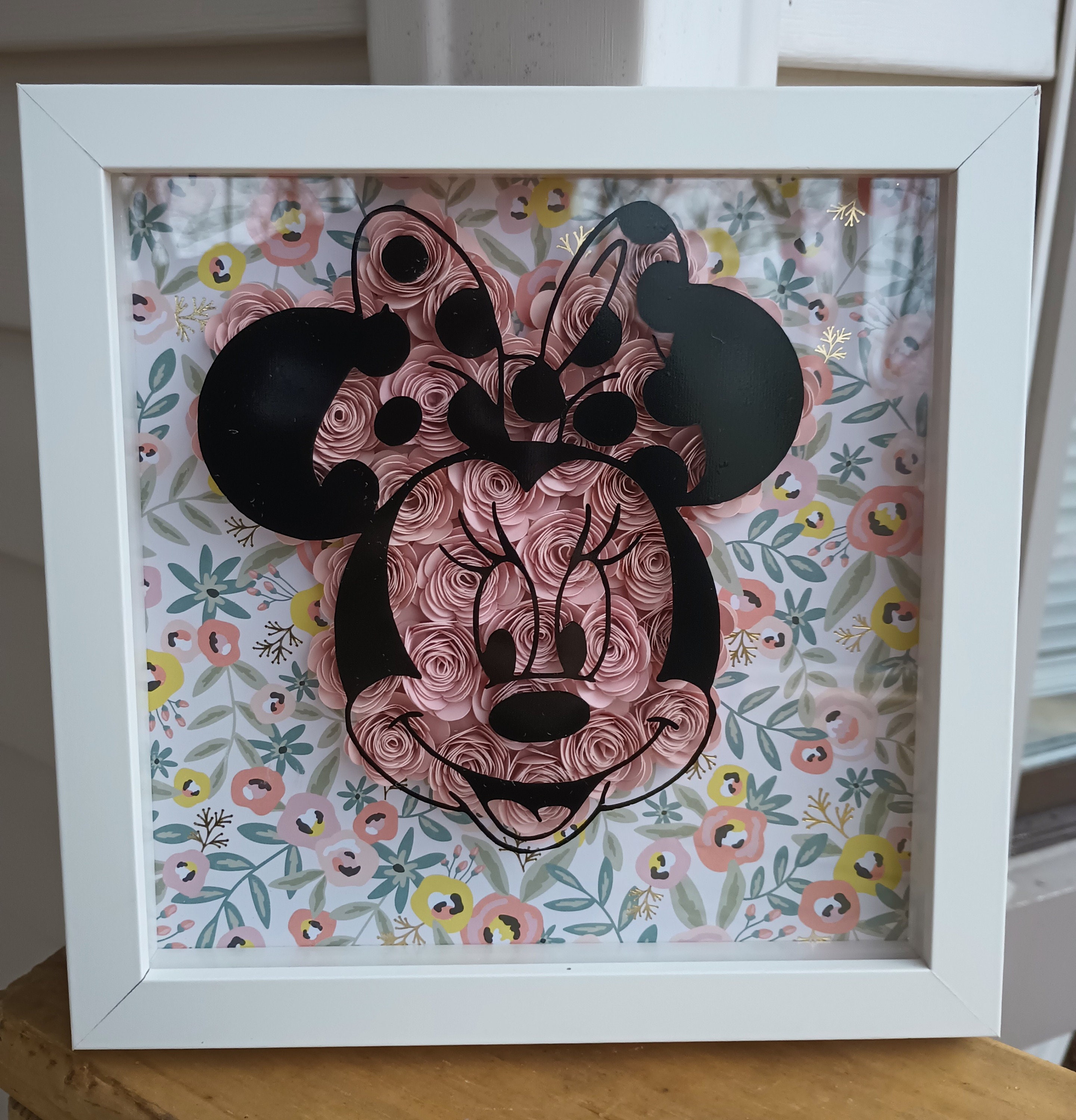 Minnie Mouse Shadow Box Nursery Decor/baby Shower Gift - Etsy