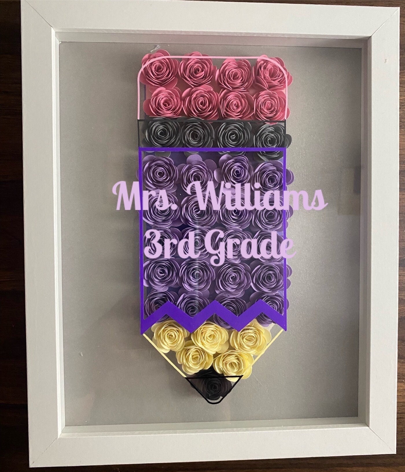 Teacher Shadow Box Gift - Etsy