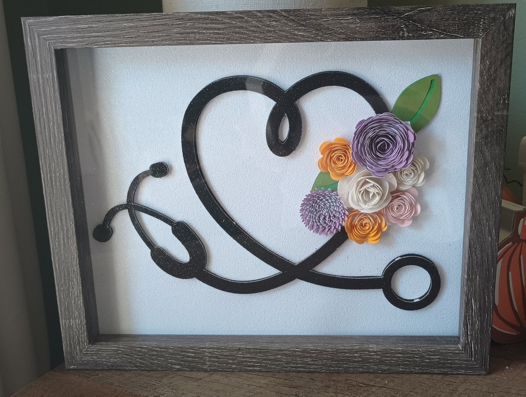 Healthcare Worker Shadow Box - Etsy