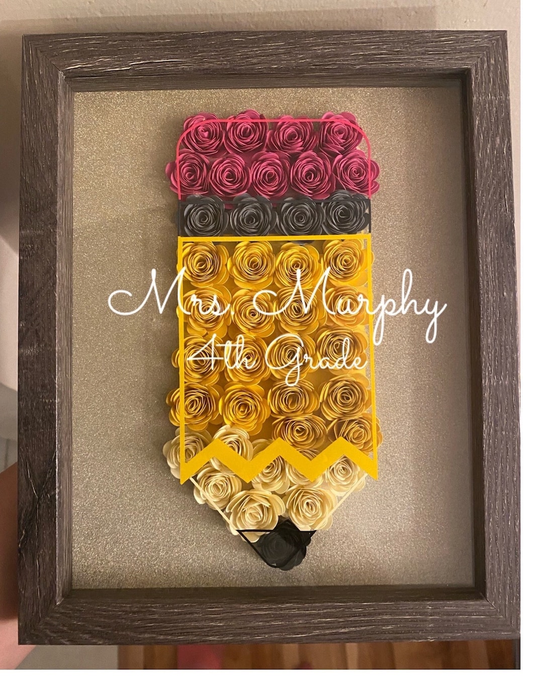 Teacher Shadow Box Gift - Etsy