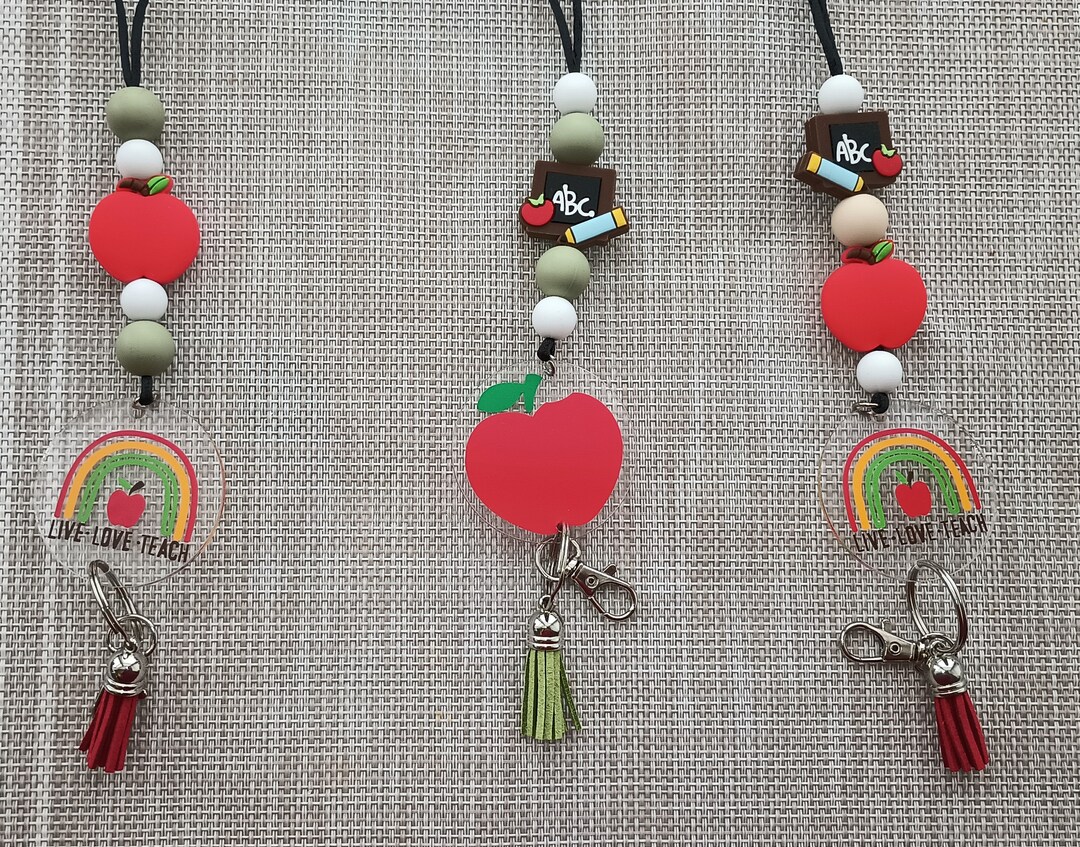 Lanyard for ID Badge Teacher Gift - Etsy
