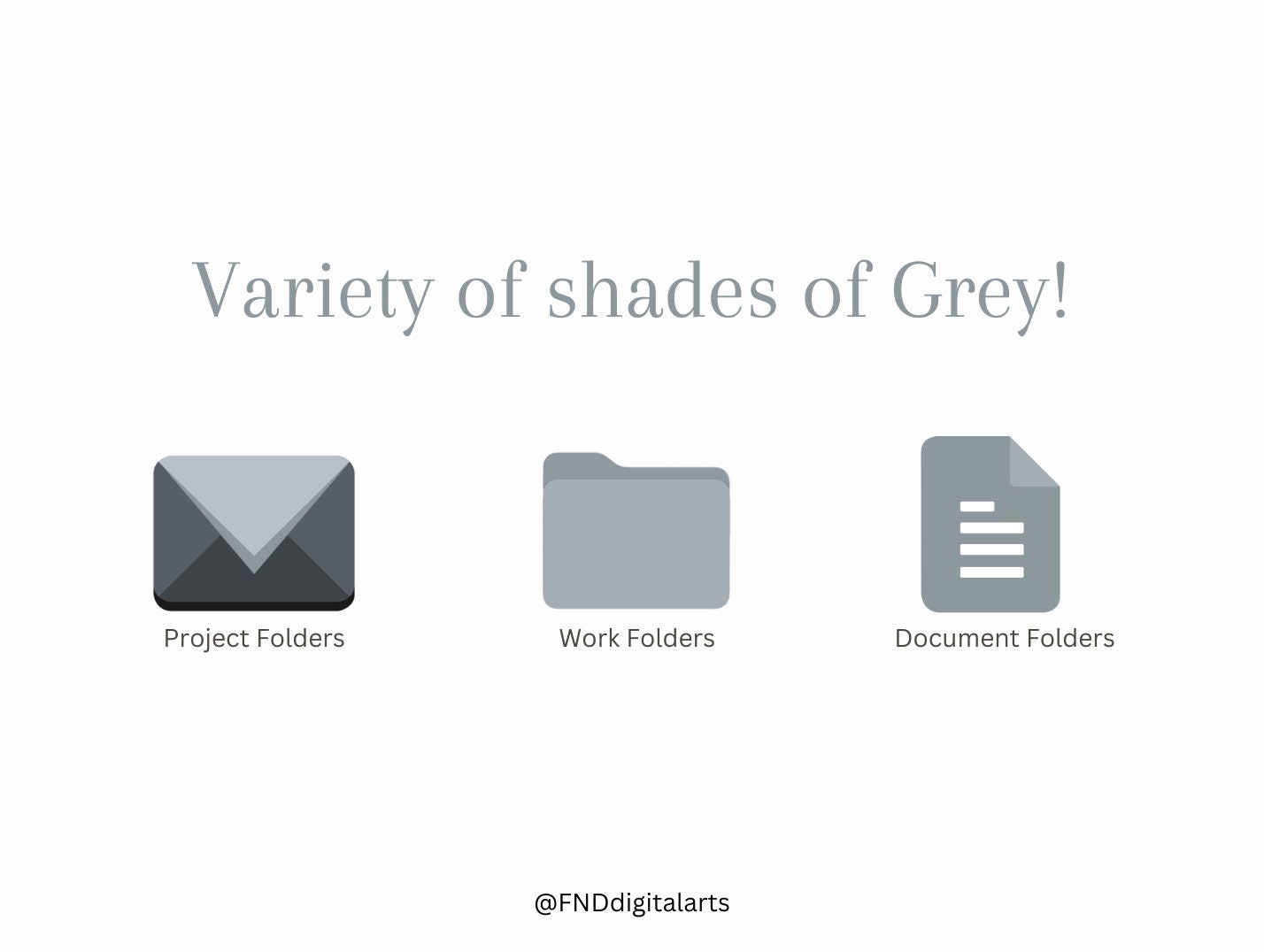 Grey Folder Icons Bundle Pack 30 Icons for Mac and Windows Desktop ...