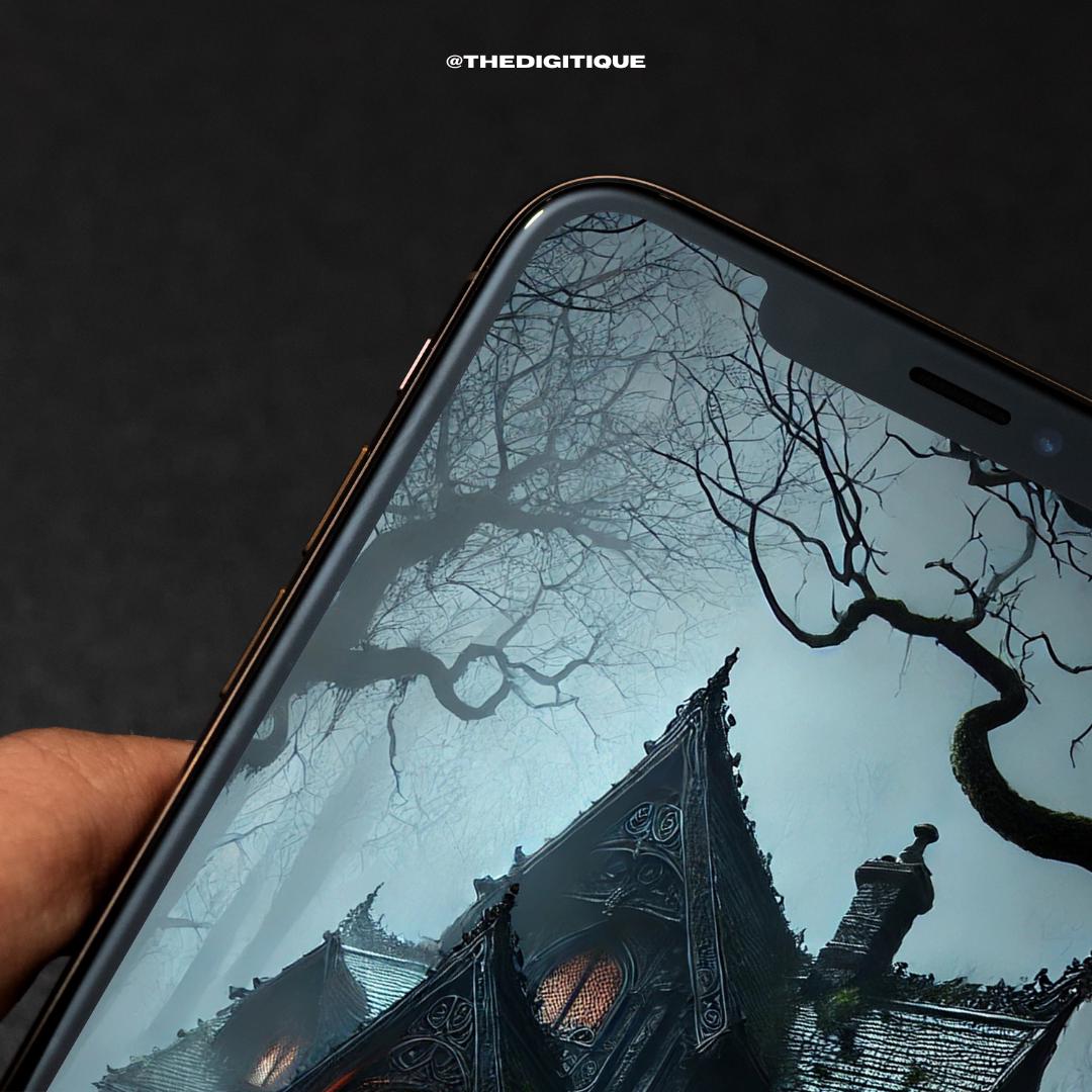 Haunted Mansion iPhone Wallpaper | 4K Gothic Horror Background | Dark ...
