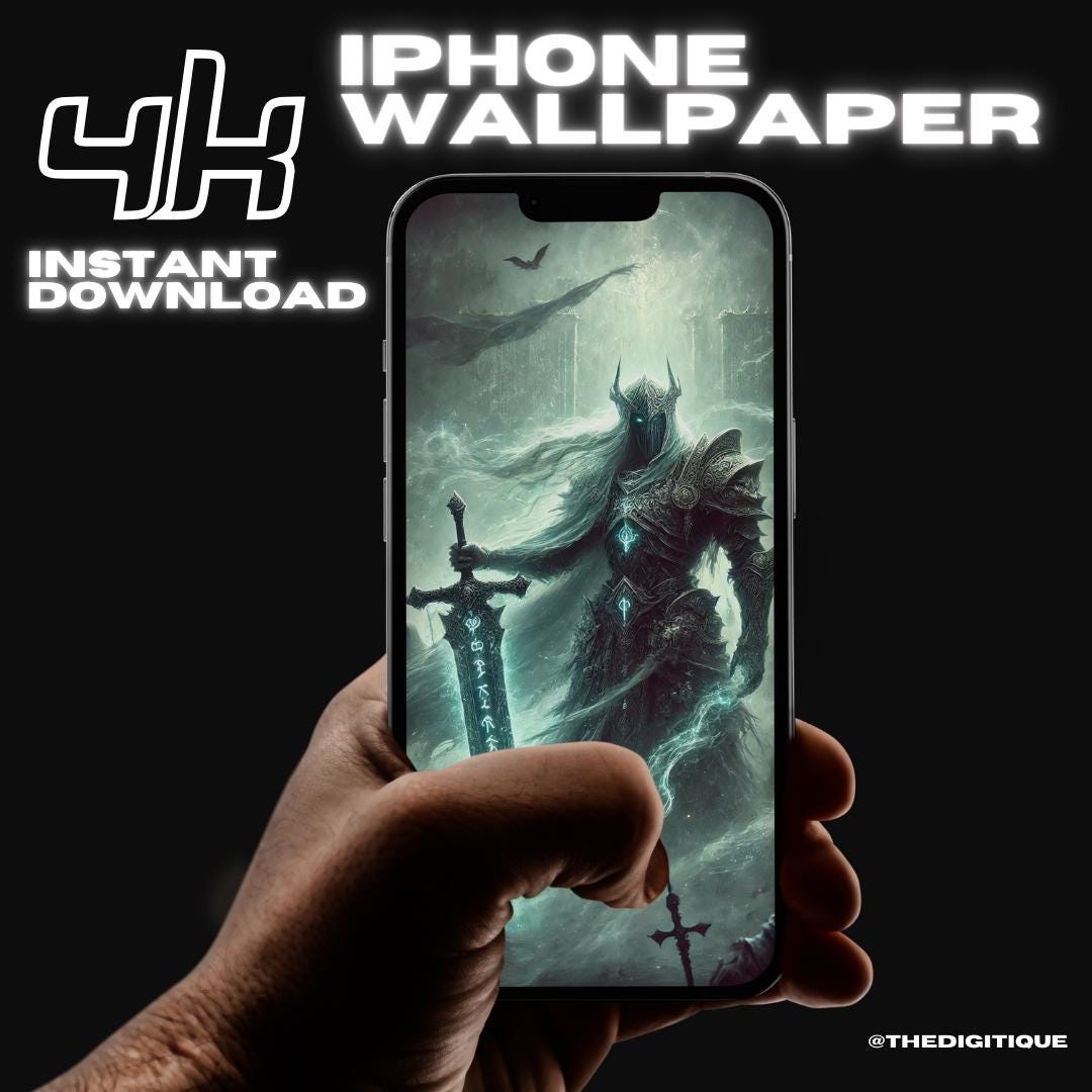 Shadow King 4K iPhone Wallpaper – Dark Fantasy Lock Screen - Etsy
