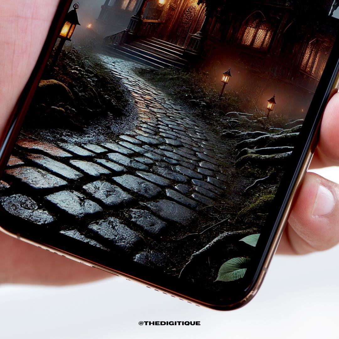 Haunted Mansion iPhone Wallpaper | 4K Gothic Horror Background | Dark ...