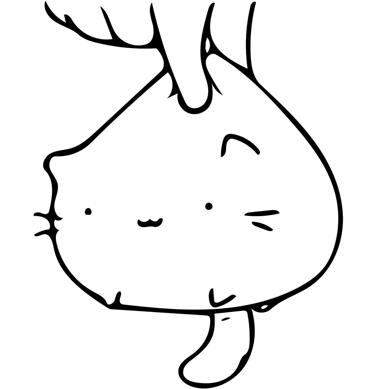 Cute Fat Cat Digital Print PNG,JPG,SVG - Etsy