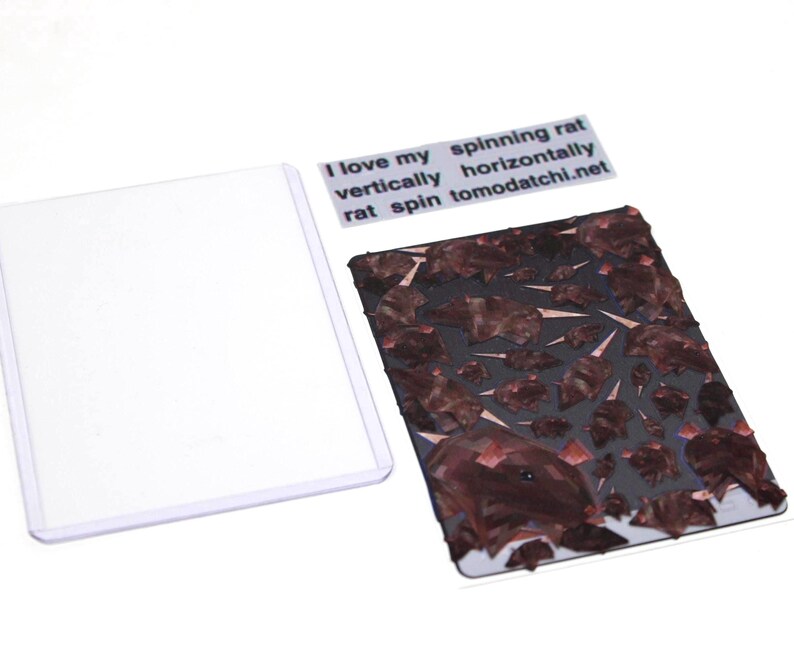 Low Poly Rat Meme – Funny K-pop Photocard Toploader Frame Decoration ...