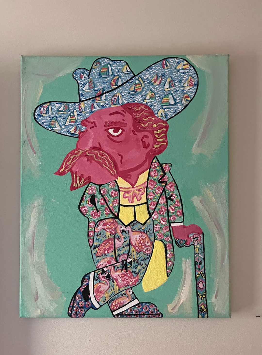 Vibrant Colonel Reb - Etsy