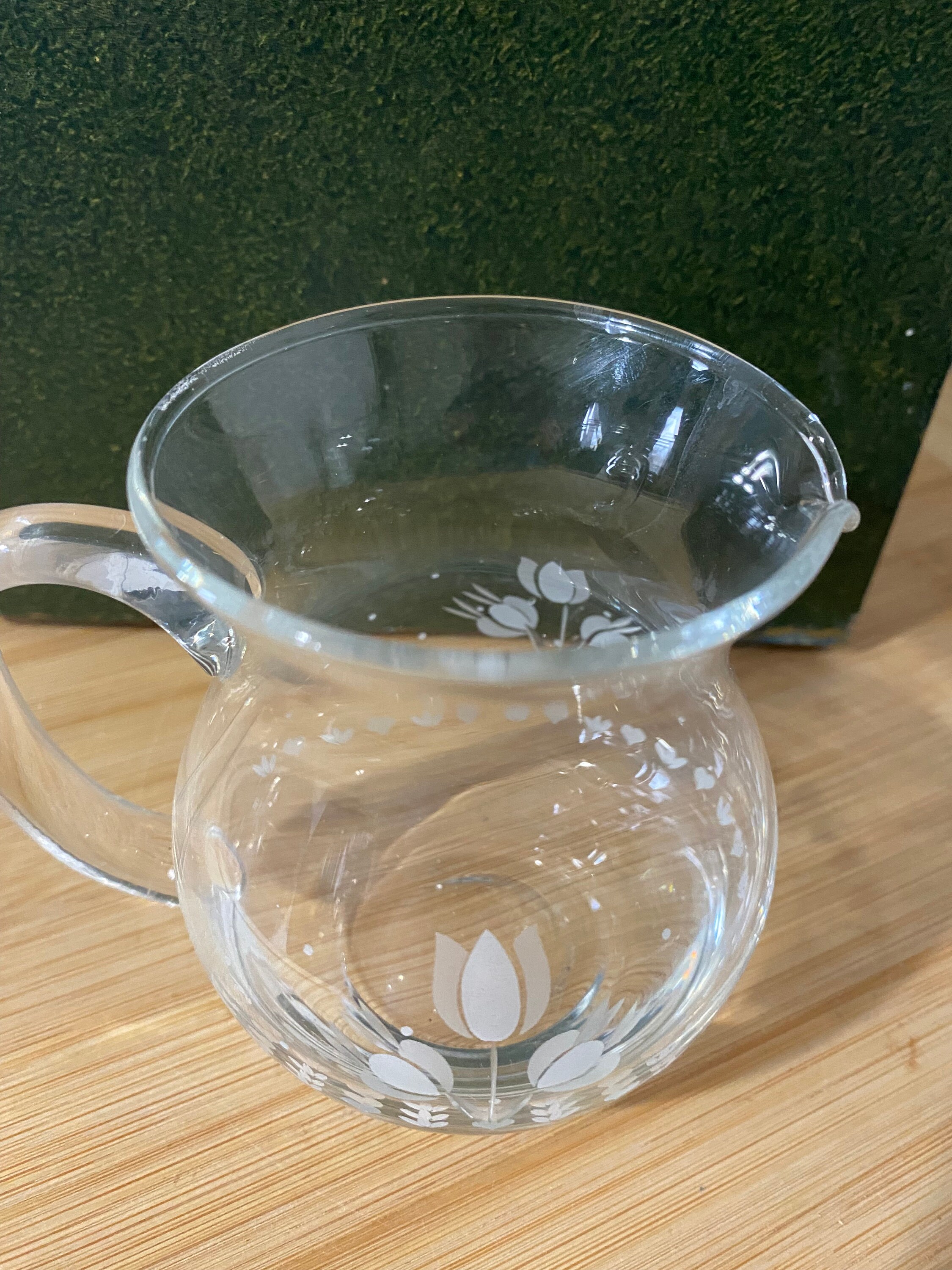 Rebecca Handcut Crystal Creamer From Colony - Etsy