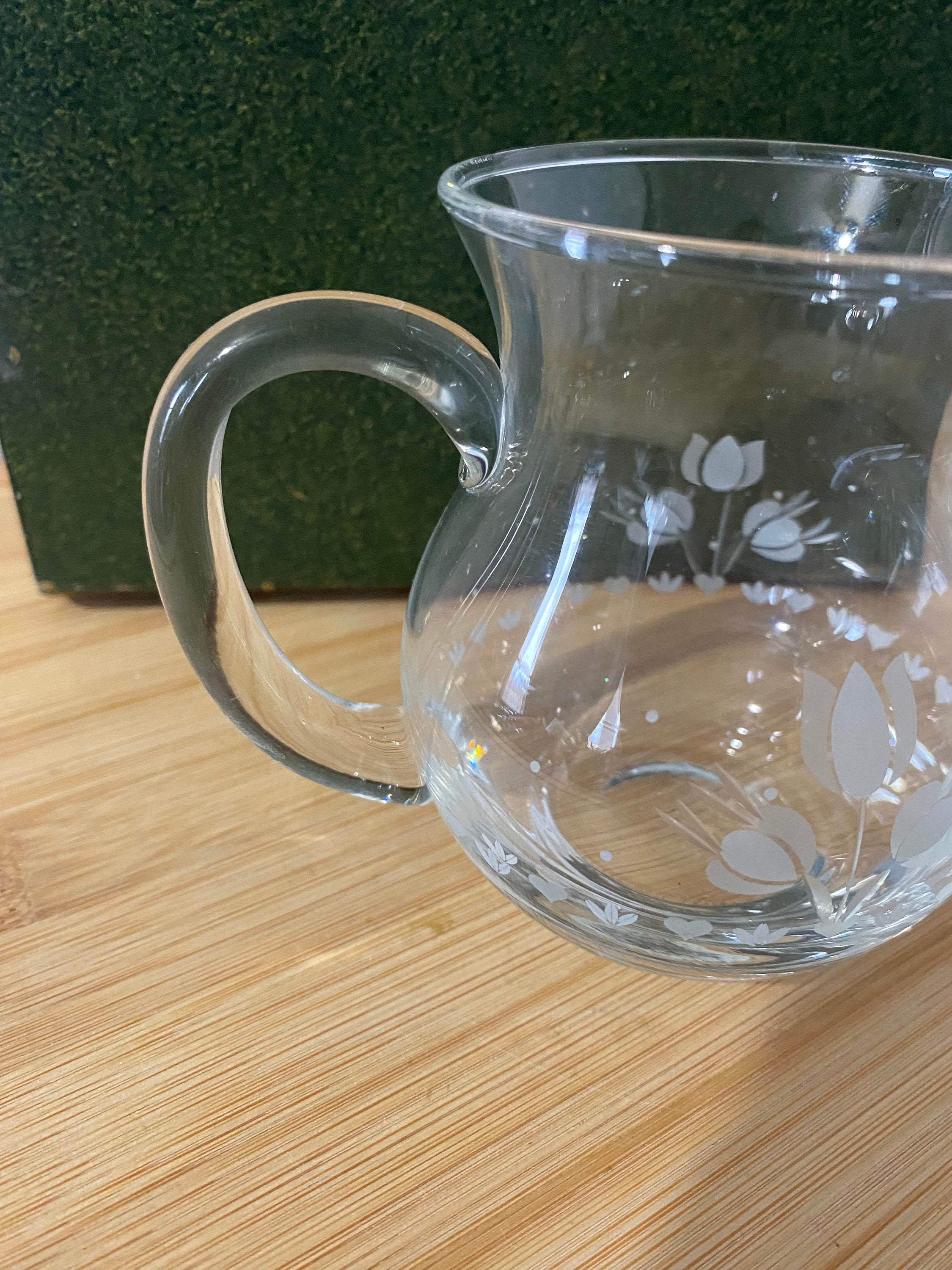 Rebecca Handcut Crystal Creamer From Colony - Etsy
