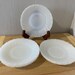 Set of 6 Small Milk Glass Termocrisa Saucers - Etsy