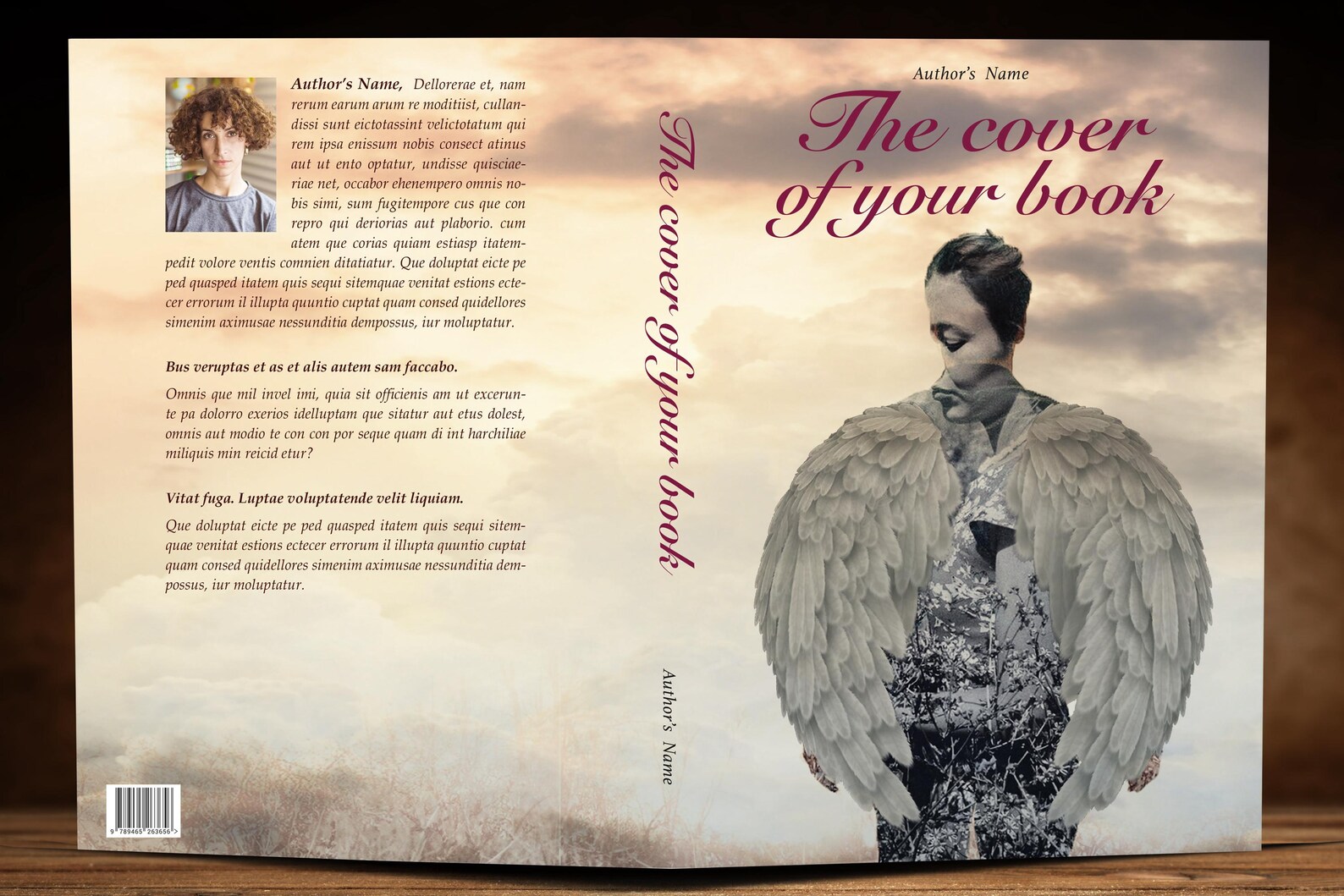 A Complete, Editable Book Cover Template, Ready-made Book Cover Design ...