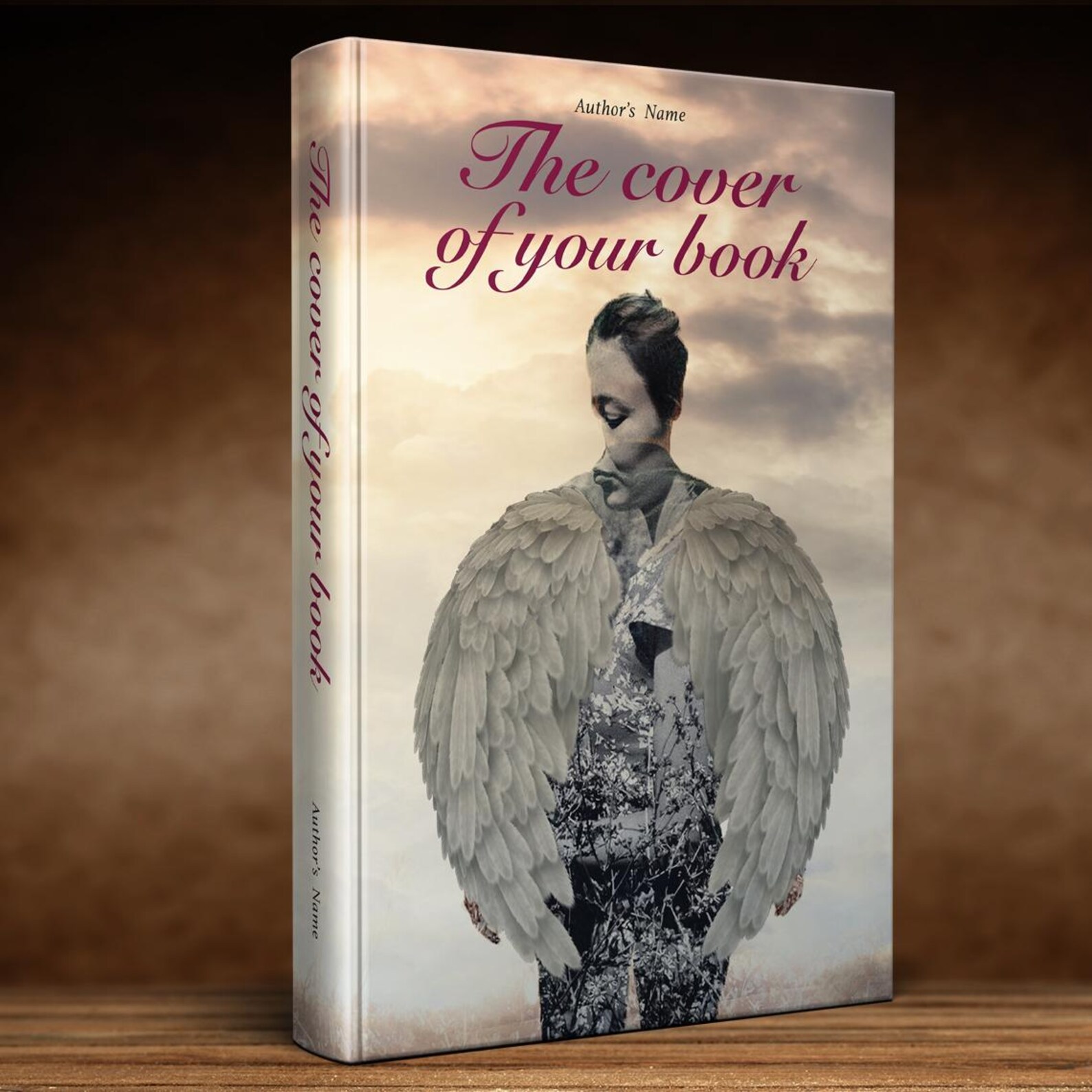 A Complete, Editable Book Cover Template, Ready-made Book Cover Design ...