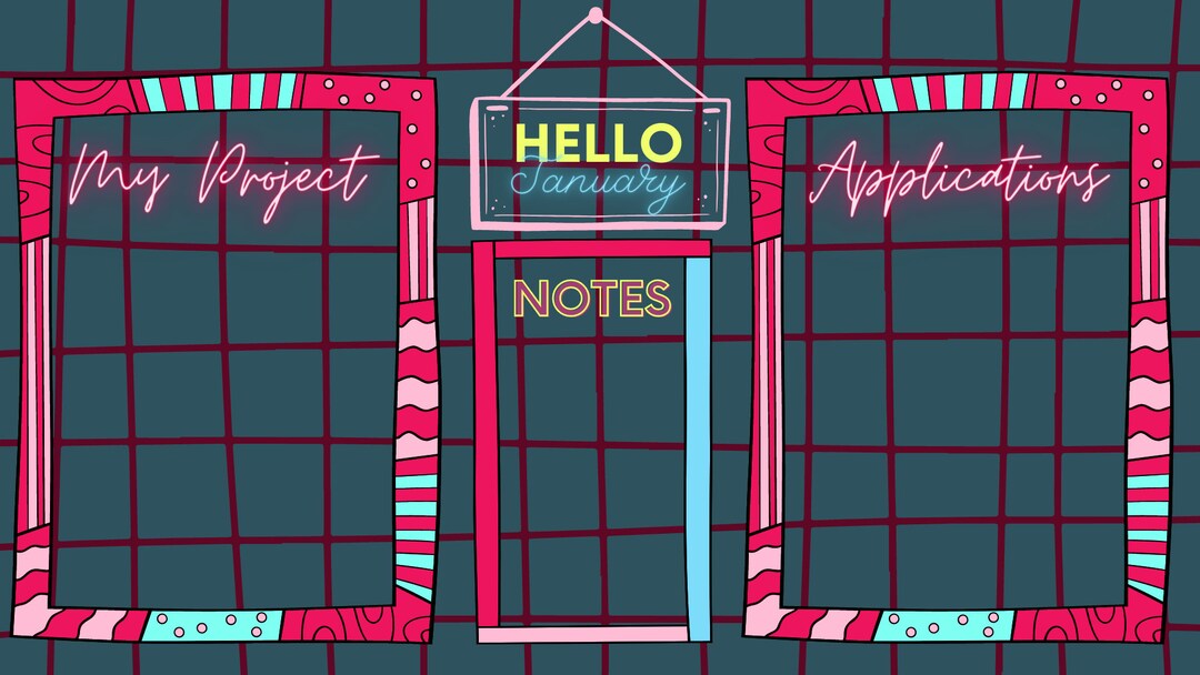 Desktop Wallpaper Funky Design - Etsy