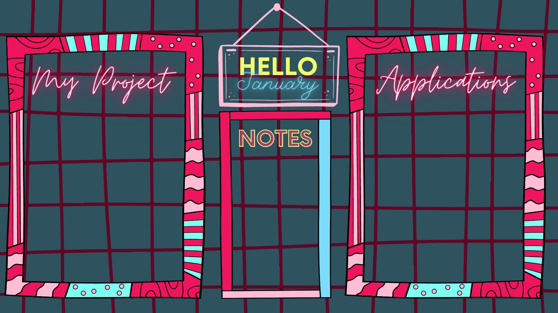 Desktop Wallpaper Funky Design - Etsy