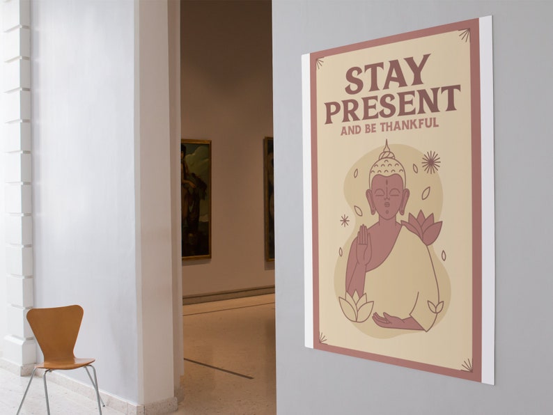 4x Posters Posters Lifestyle Buddha Karma - Etsy