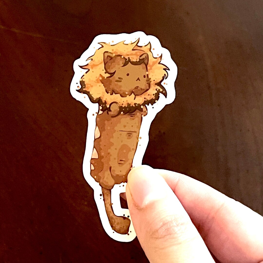 Baguette Bread Lion Sticker/ Food Animal Sticker Vinyl Decal ...