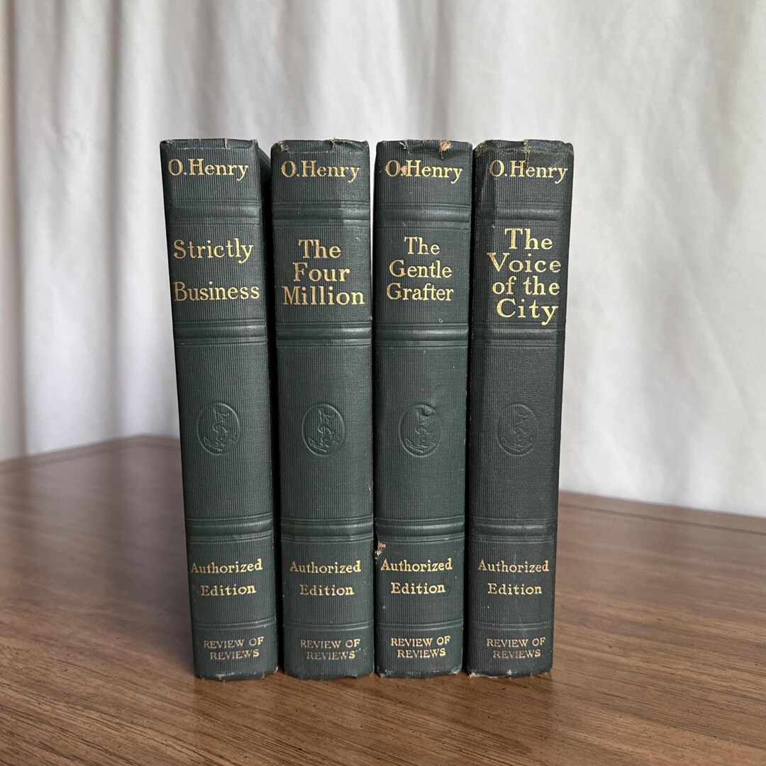 Lot of 4 Antique O. Henry Story Books - Etsy