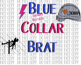 Blue Collar Brat | PNG | Digital Download | Western Design| Graphic Design | Turquoise | Western ...