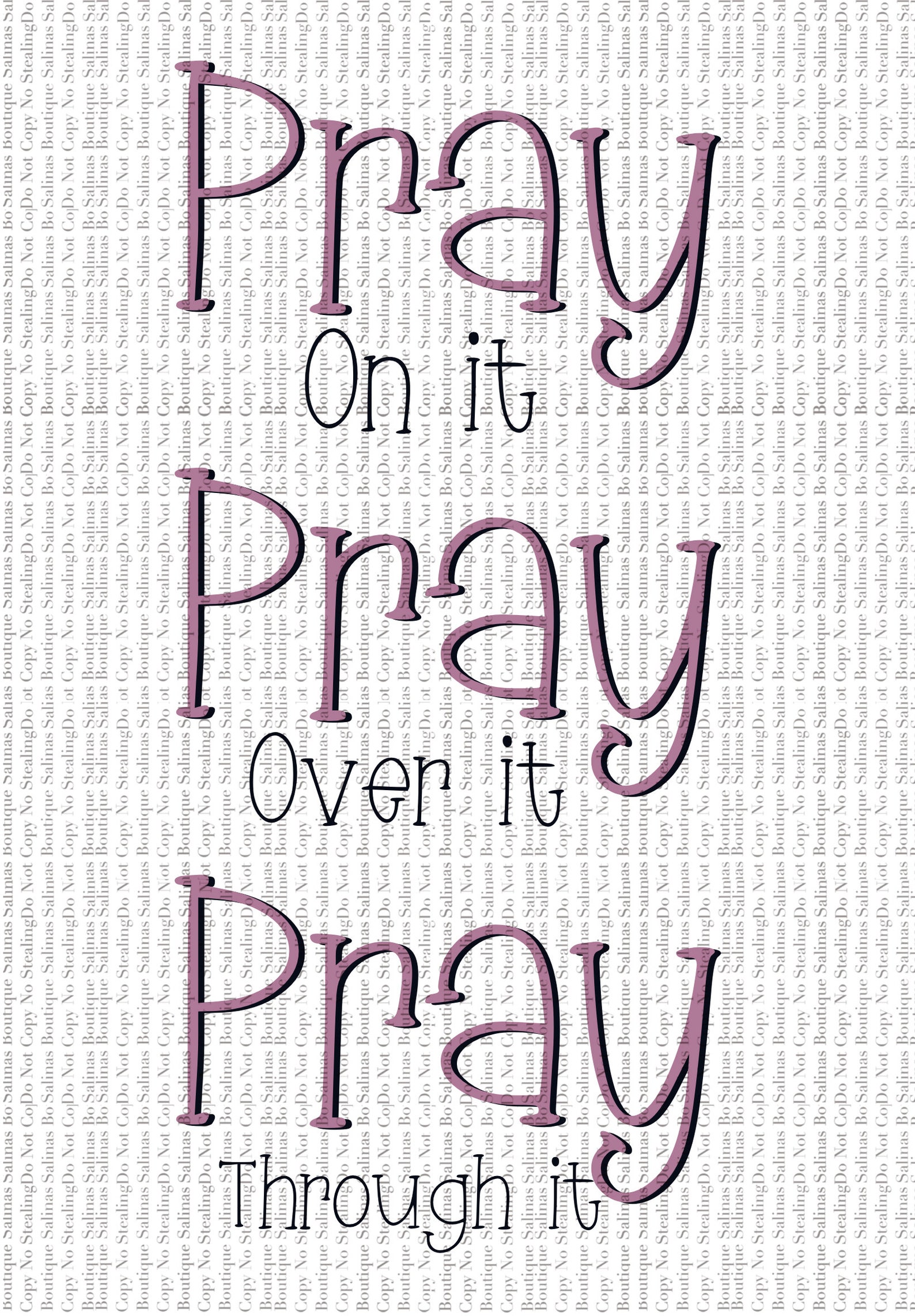Pray Over It Png - Etsy