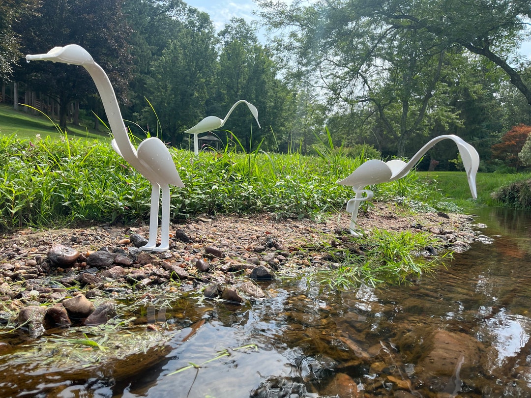Outdoor Egret Decoration - Etsy