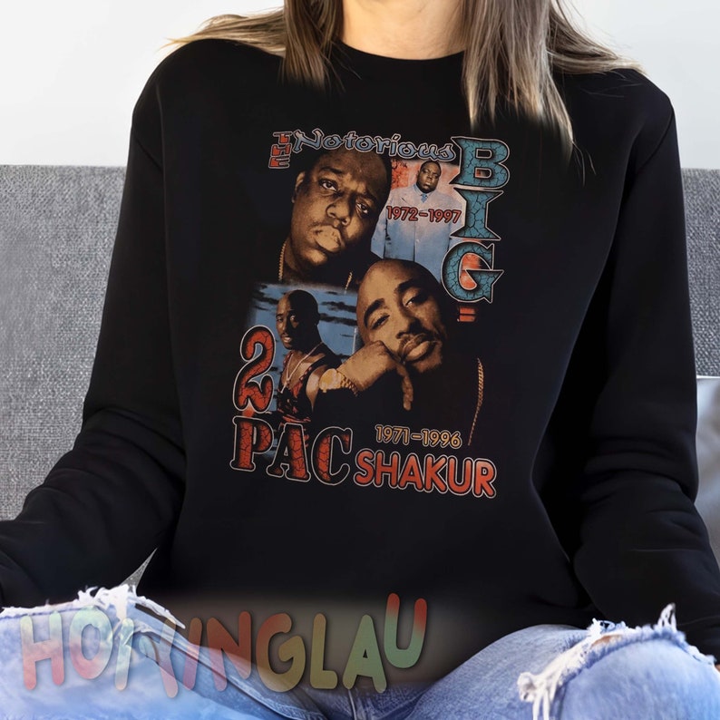 Tupac Shakur Rap Vintage 90s Graphic T-shirt, 2PAC Rap Hip Hop Sweatshirt, Tupac Shakur Classic ...