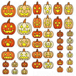 Jack-o'-lantern Clipart - Digital Download - 300 DPI - Png - Jpg - Etsy
