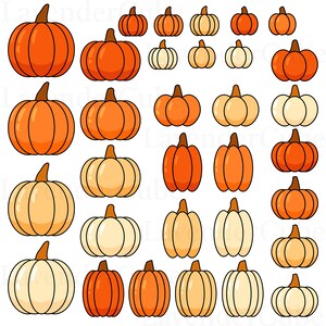 Simple Pumpkin Clipart - Digital Download - 300 DPI - Png - Etsy