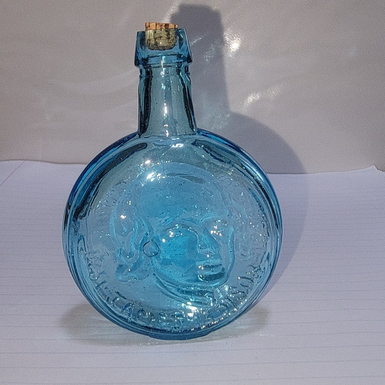 7 Small Vintage Blue Glass Tincture Bottles - Etsy