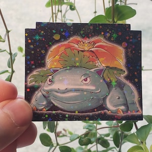 Venusaur GBA SP Shell Insert Sticker Set Holographic Stars - Etsy