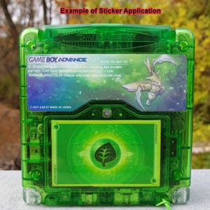 GBA SP Shell Insert Sticker Custom RG35XX SP Custom Shell Inserts - Etsy