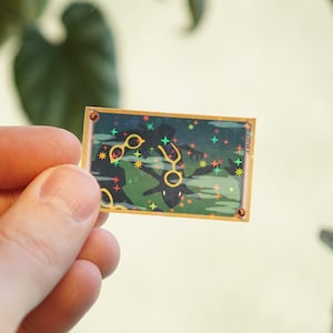 GBA SP Shell Insert Sticker Set Holographic Stars - Etsy