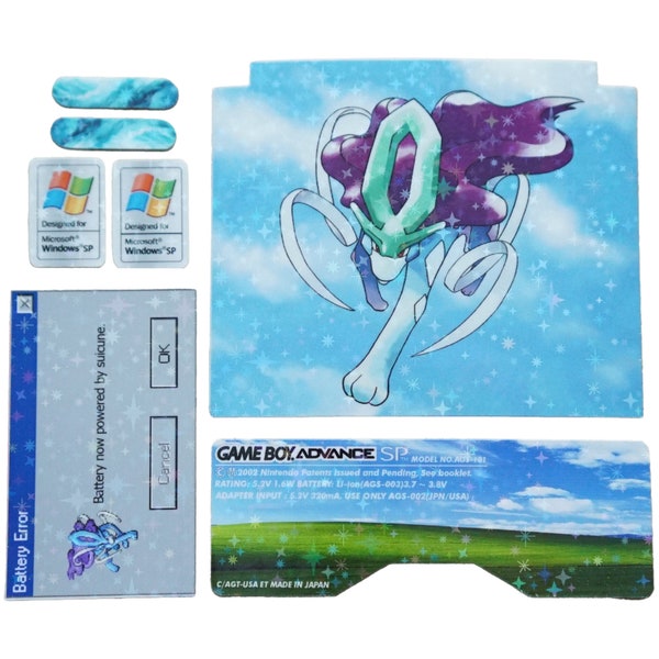 Gba Sp Insert Sticker - Etsy