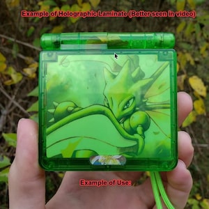 GBA SP Shell Insert Sticker Custom RG35XX SP Custom Shell Inserts - Etsy