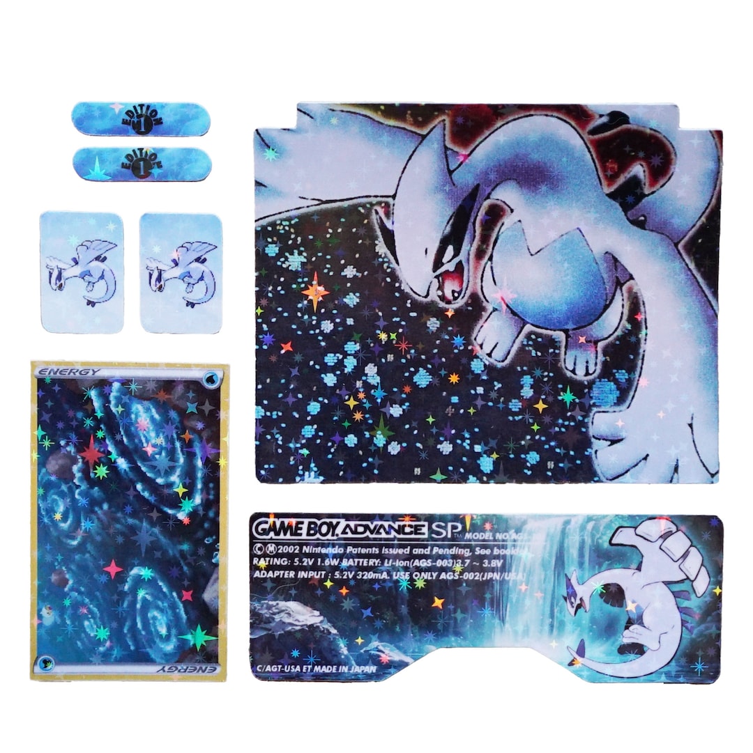 GBA SP Shell Insert Sticker Set Holographic Stars - Etsy