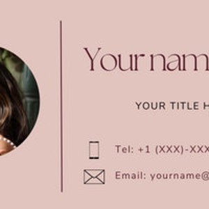 Email Signature | Classy | Professional | Bold - Etsy