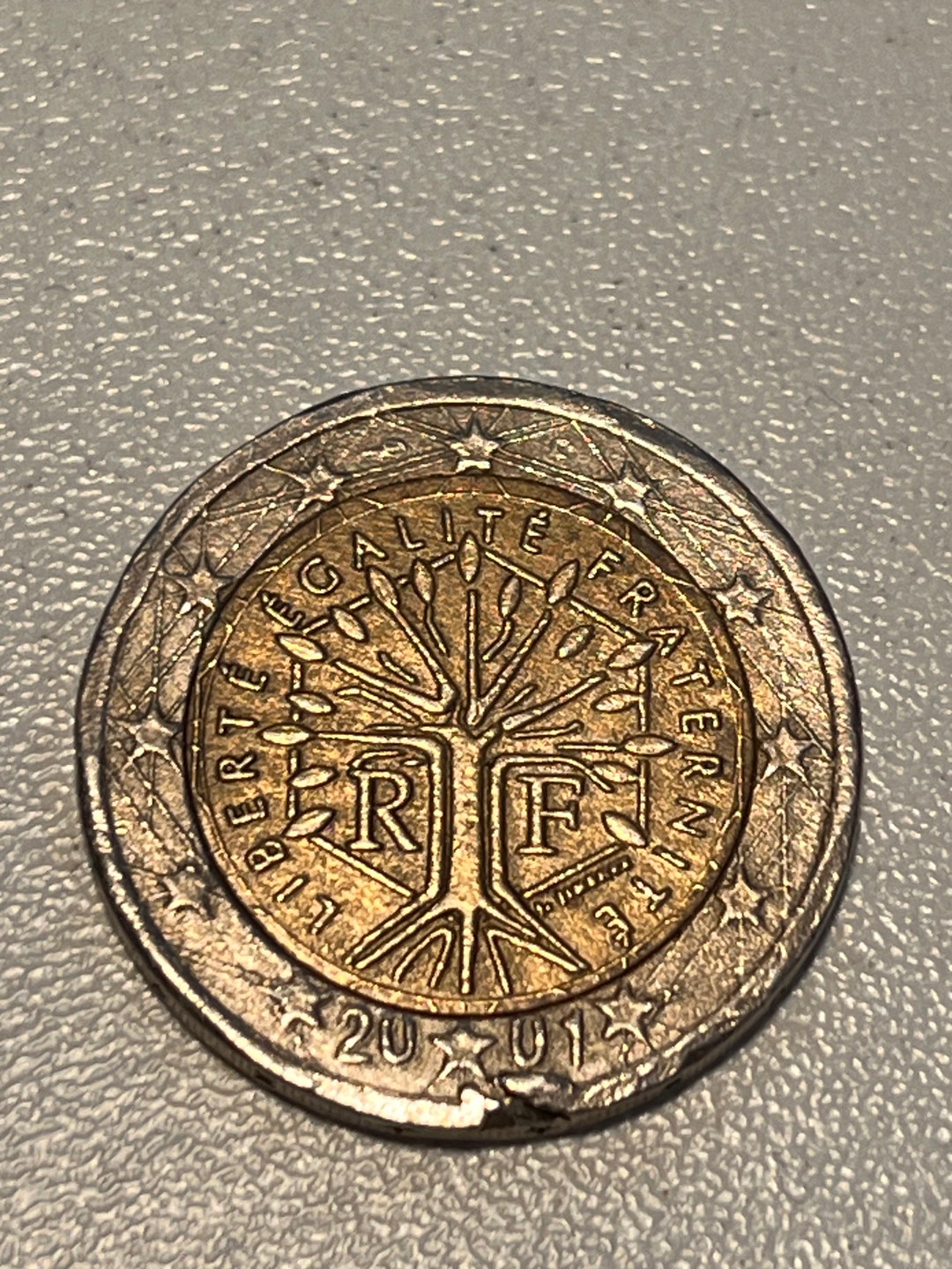 Rare Coin France 2001 - Etsy