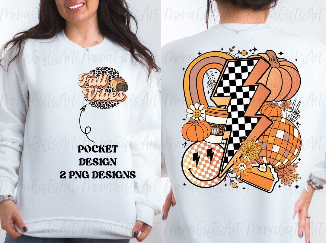 Retro Fall PNG, Retro Fall Autumn Pumpkin Png, Fall Png Trendy, Groovy ...