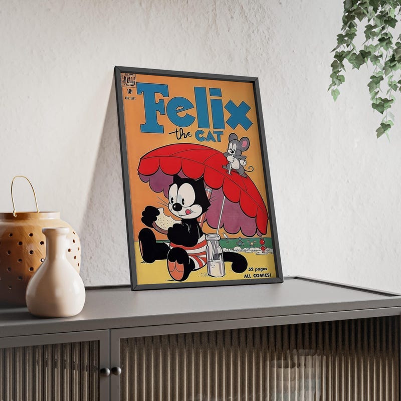 Cat Poster - Etsy UK