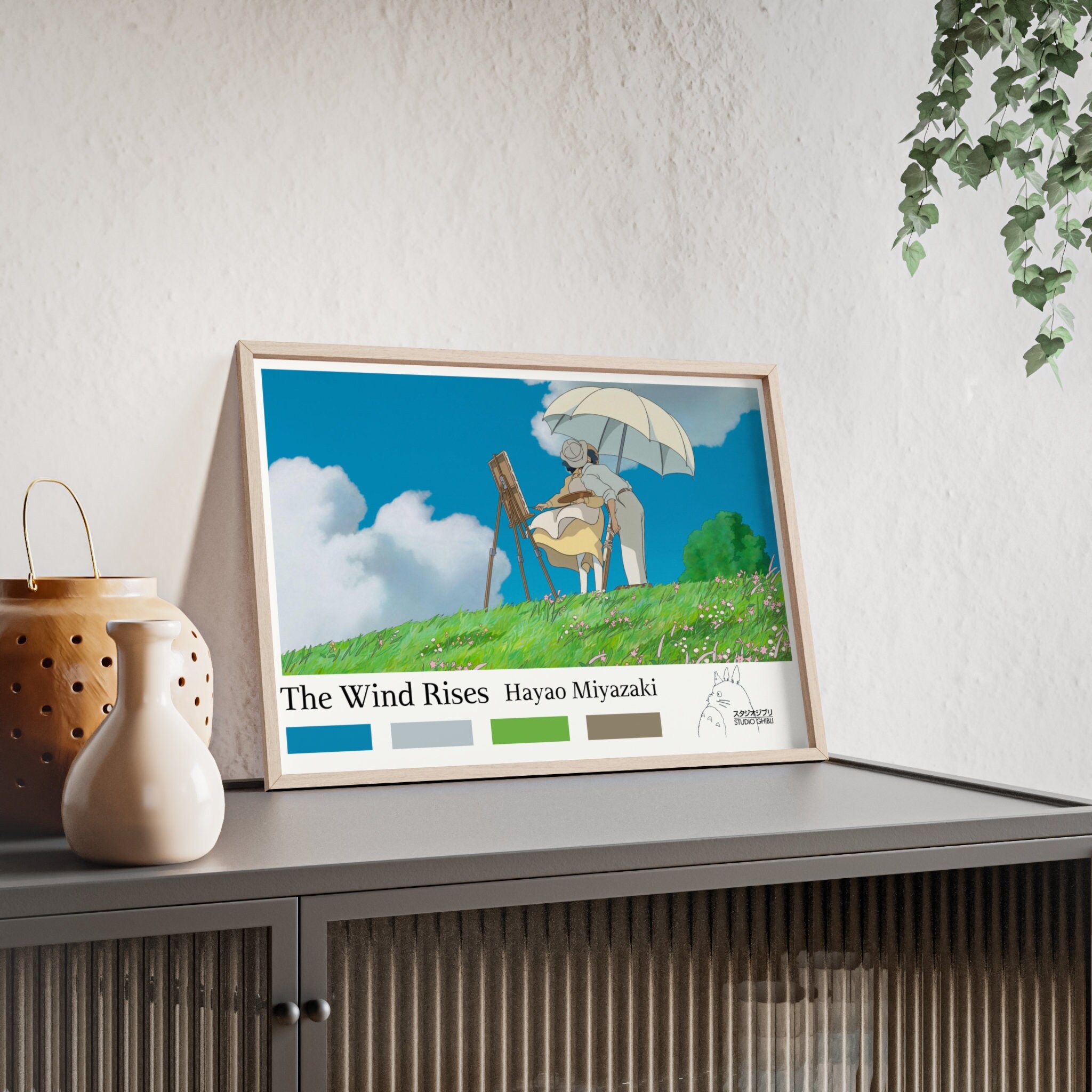 The Wind Rises Poster Studio Ghibli Home Decoration Jiho & Nahoko - Etsy
