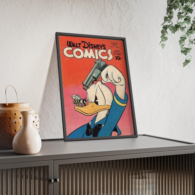 Donald Duck Poster - Etsy