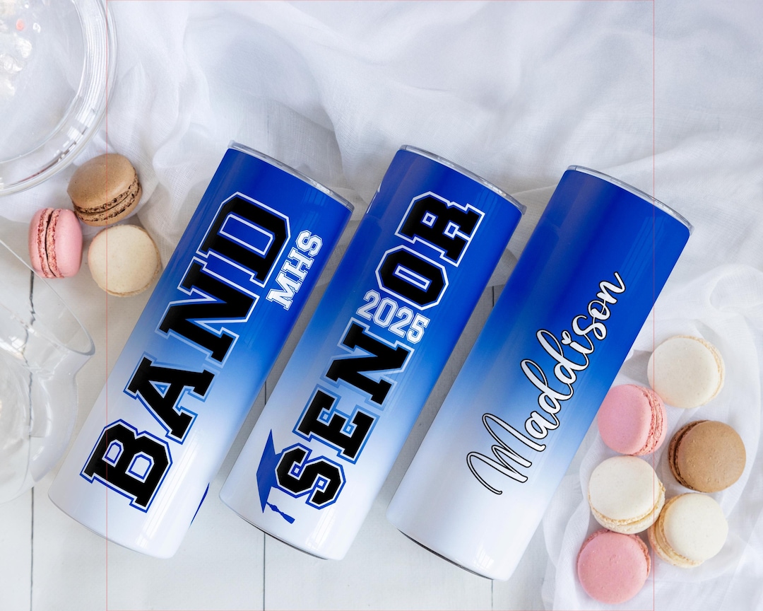 Personalized Senior Band Gift, Custom Band Senior Tumbler, Band Travel ...