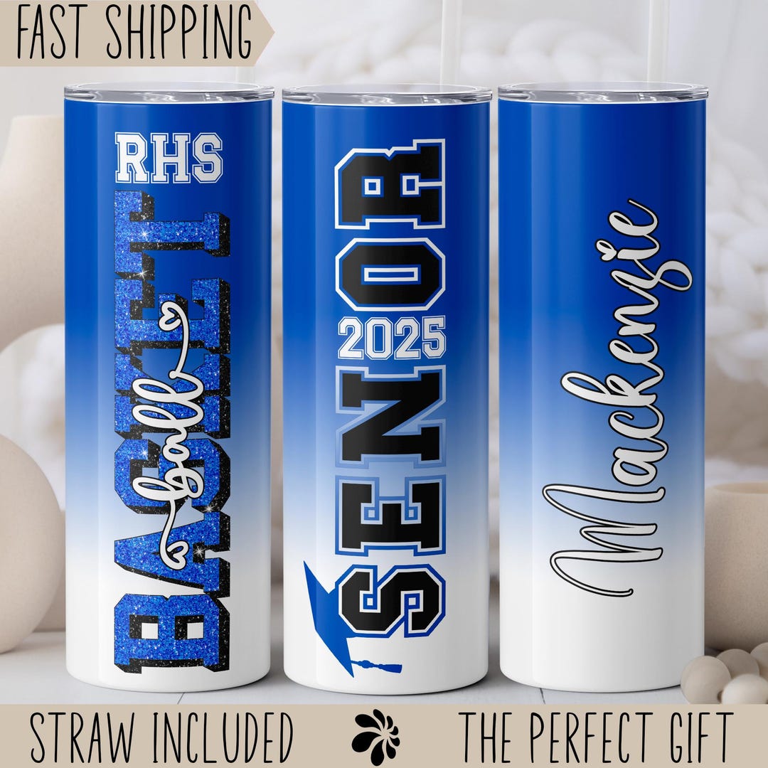 Personalized Senior Basketball Gift, Custom Basketball Senior Tumbler ...