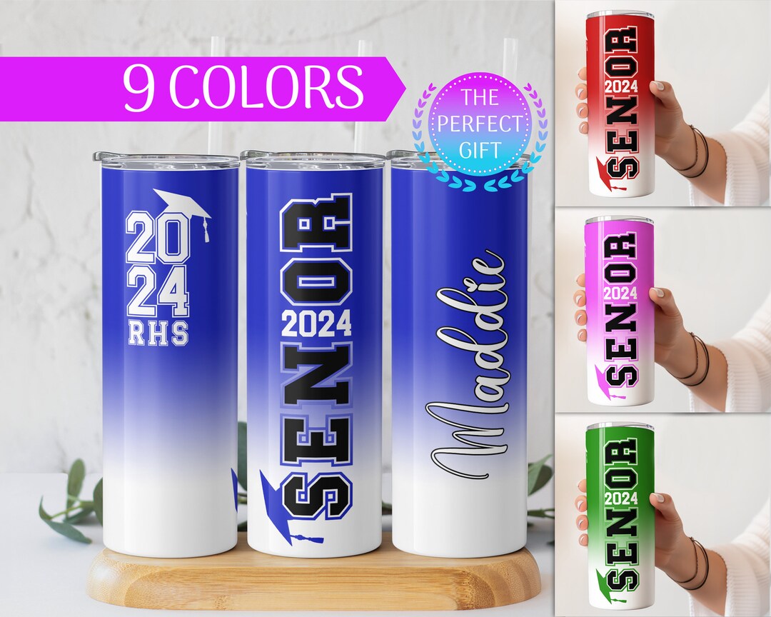 Personalized Senior Graduation Gift, 2024 Senior Tumbler Cup, Custom ...