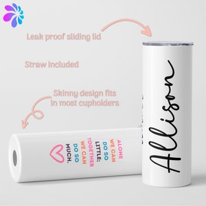 Social Worker Appreciation Gift - Personalized MSW Tumbler Cup, Social ...