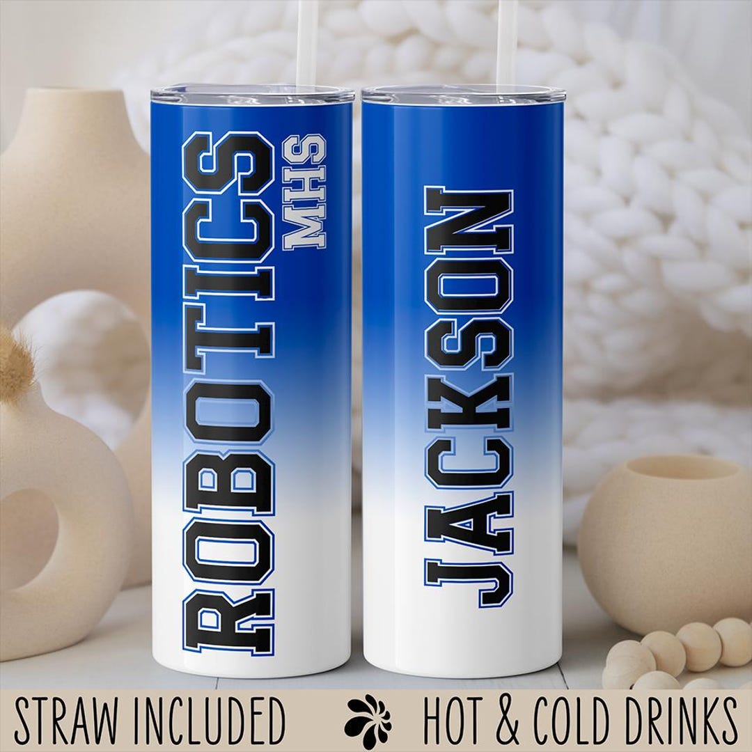 Personalized Robotics Tumbler Gifts, Custom Gift for Robotics Clubs ...