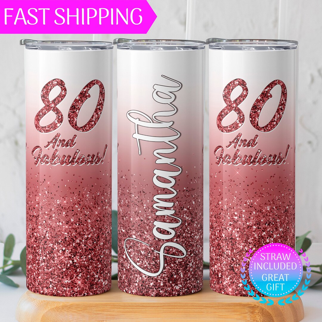 80th Birthday Gift 80 and Fabulous, Milestone Birthday Gift, 80th ...
