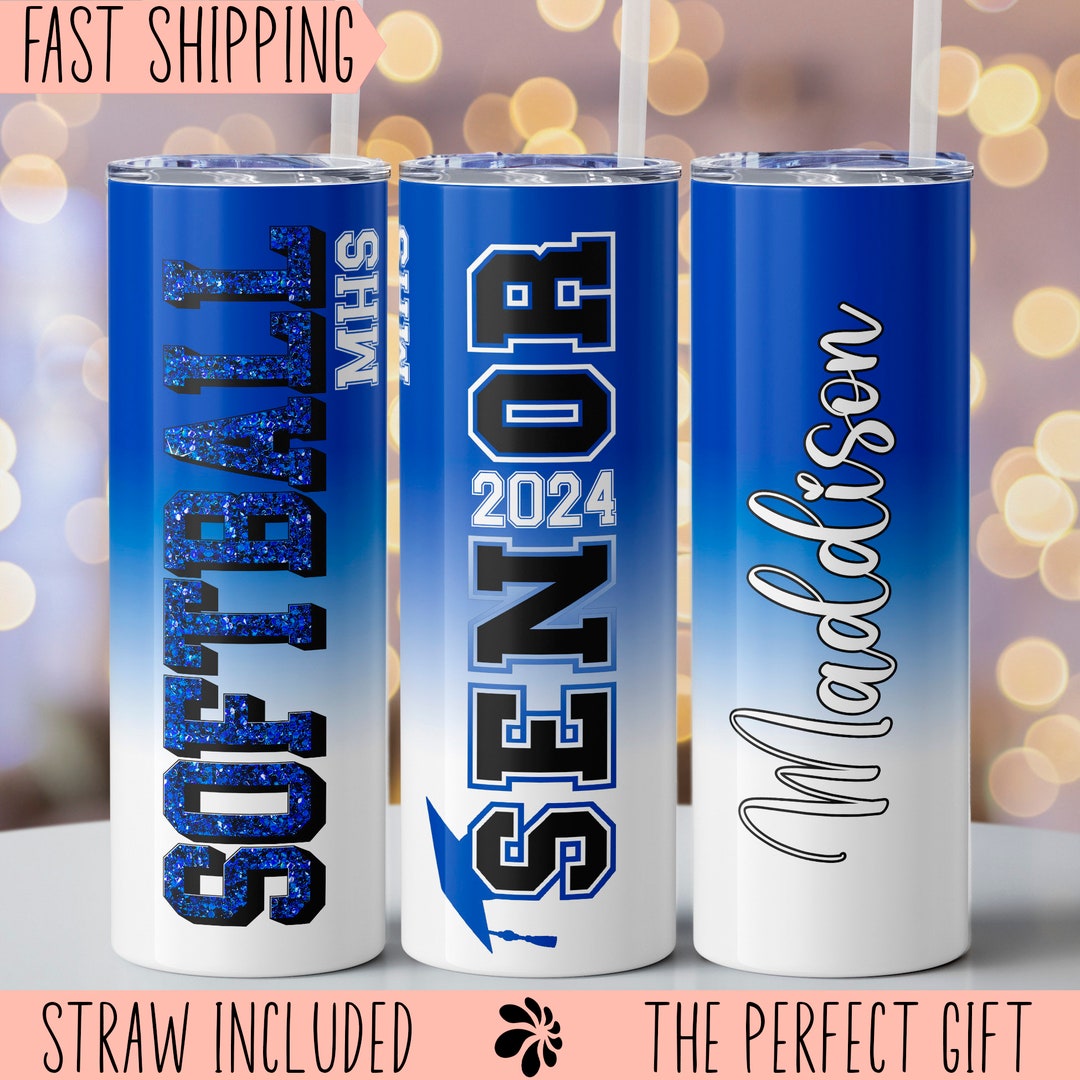 Personalized Senior Softball Gifts, Custom Softball Senior Tumbler ...